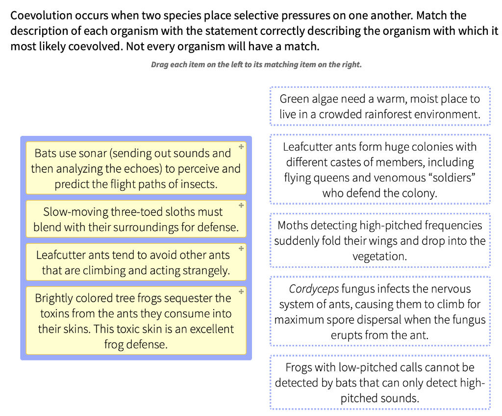Solved Coevolution occurs when two species place selective | Chegg.com