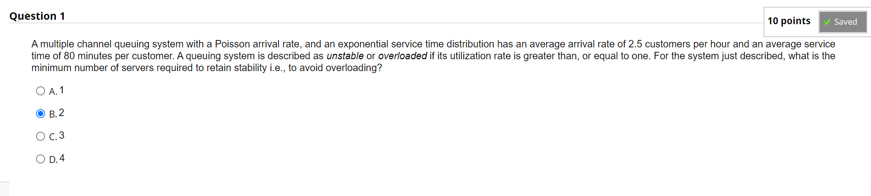 Solved A multiple channel queuing system with a Poisson | Chegg.com