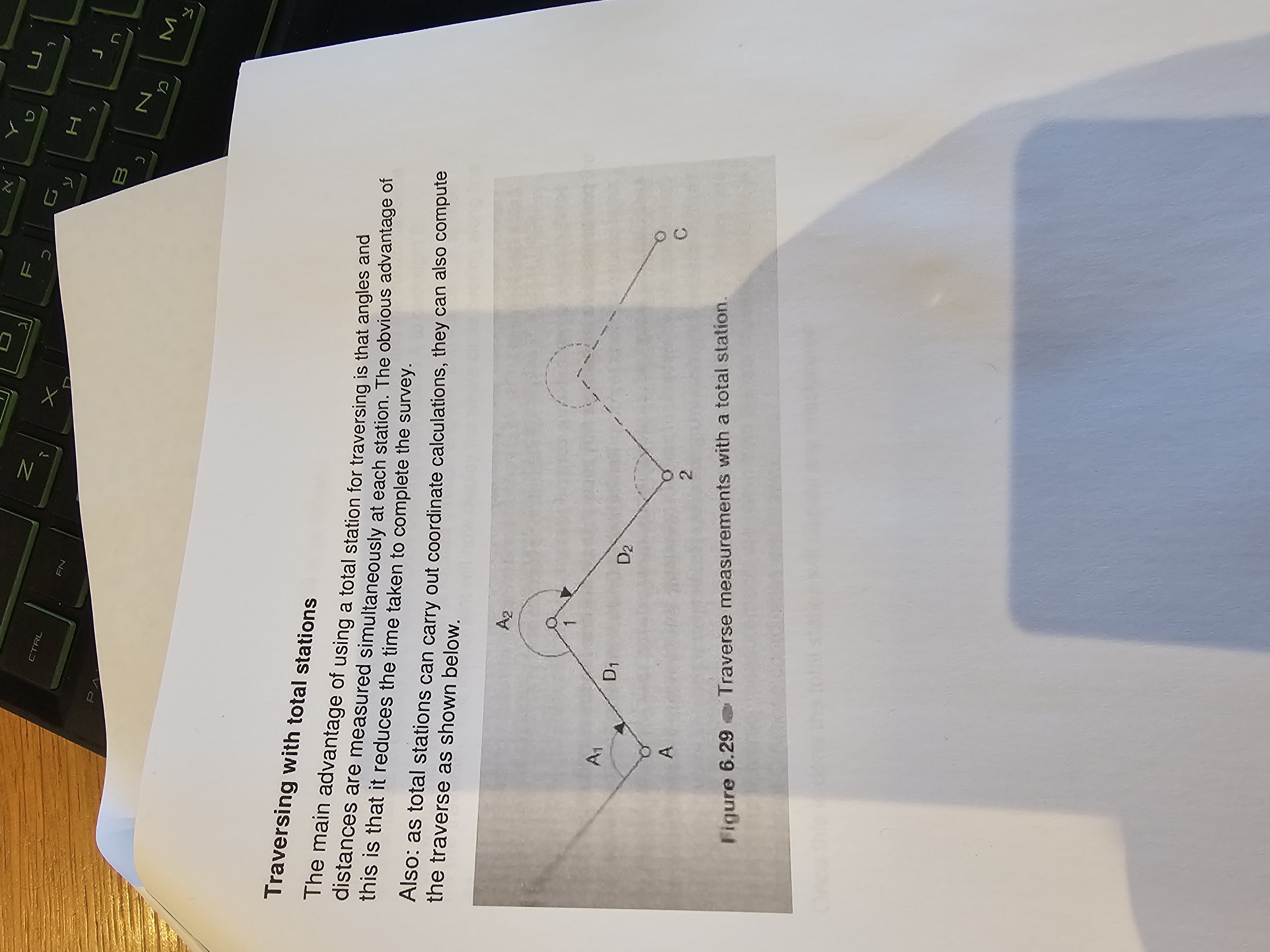 Solved Traversing with total stationsThe main advantage of | Chegg.com