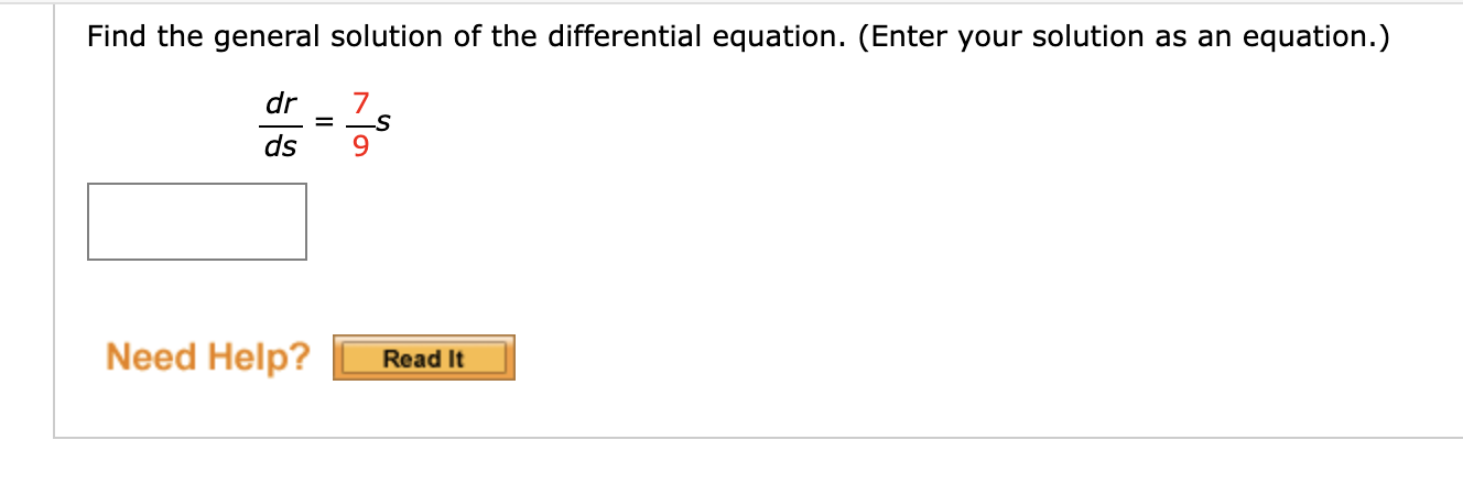 Solved Find the general solution of the differential | Chegg.com