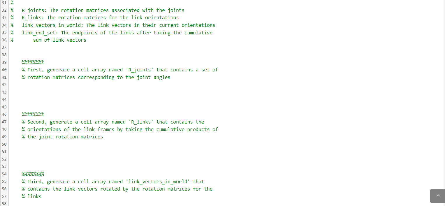 Solved Use the vector and rotation functions you created | Chegg.com