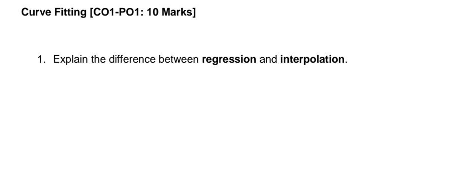 Solved 1. Explain the difference between regression and | Chegg.com