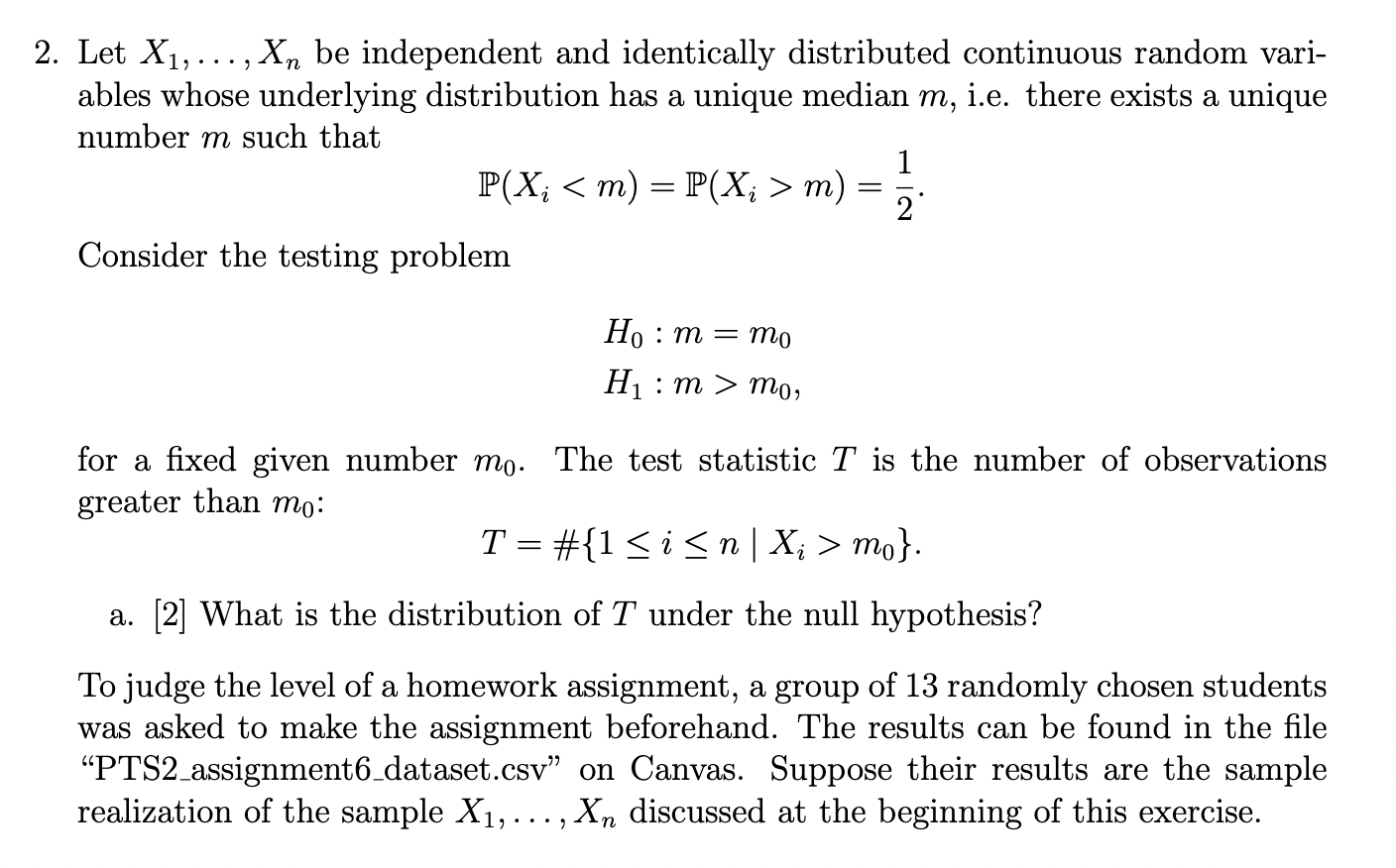 Solved 2. Let X1, ..., Xn be independent and identically | Chegg.com