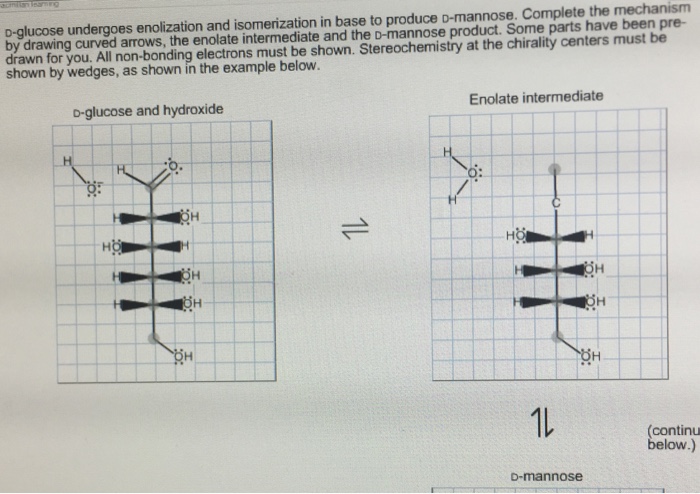 Solved by drawing curved arrows, the enolate intermediate | Chegg.com