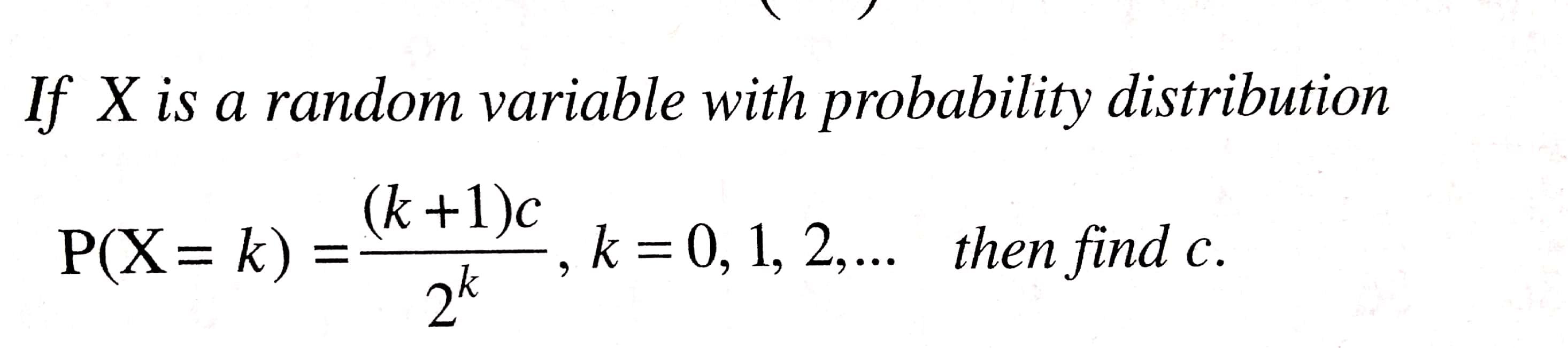 Solved If X is a random variable with probability | Chegg.com