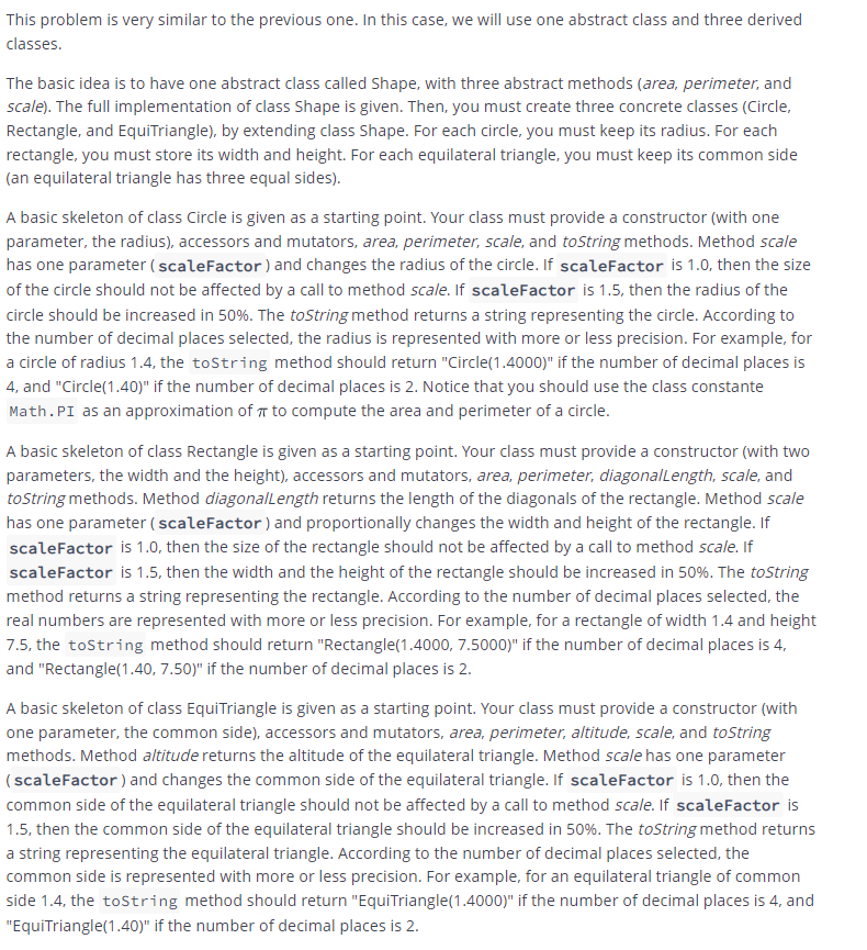 Solved This problem is very similar to the previous one. In | Chegg.com