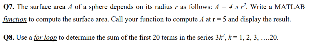Solved WRITE A MATLAB CODE TO SOLVE THESE QUESTIONS (USING | Chegg.com