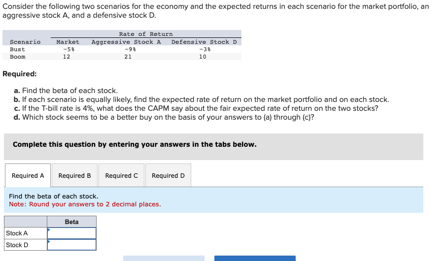 Solved Consider the following two scenarios for the economy | Chegg.com