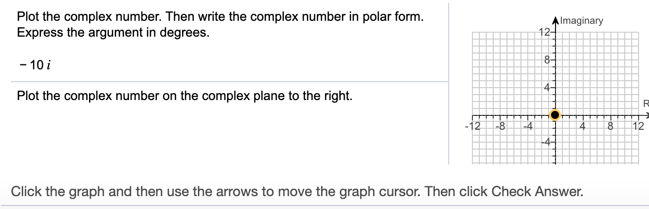 Solved Plot the complex number. Then write the complex | Chegg.com