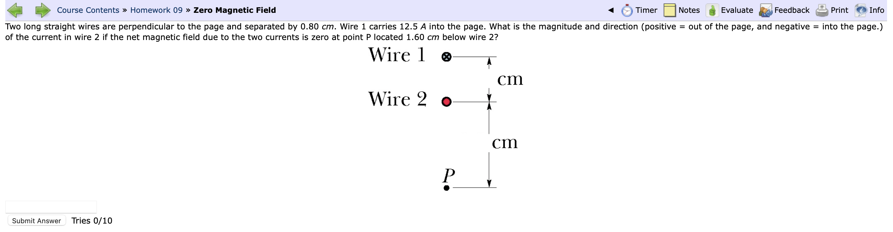 Solved Course Contents » Homework 09≫ Zero Magnetic Field 4 | Chegg.com