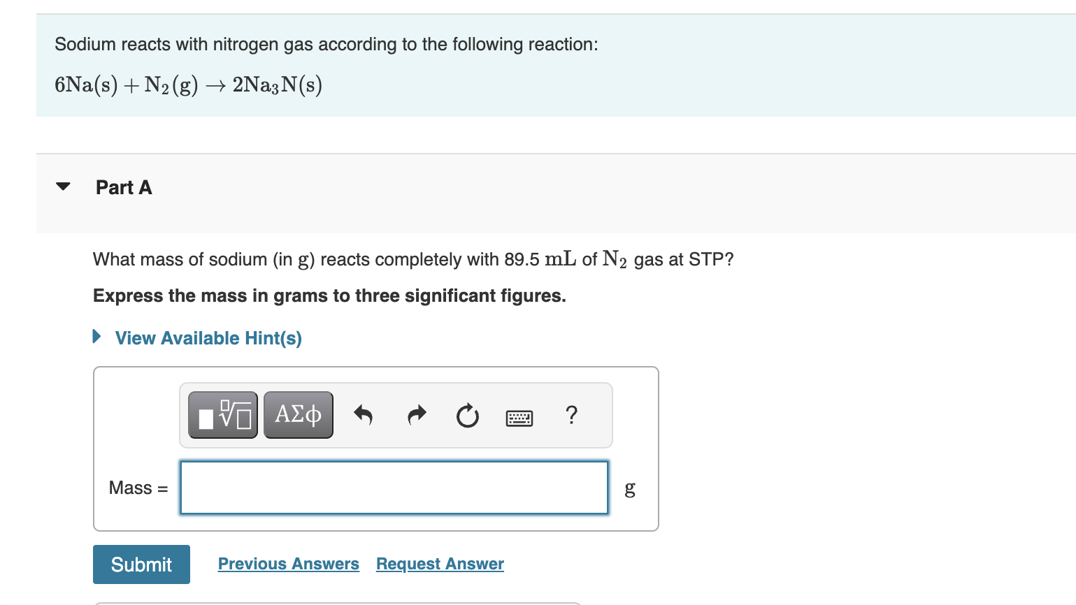 Solved A heliox deep-sea diving mixture contains 2.7 g of | Chegg.com