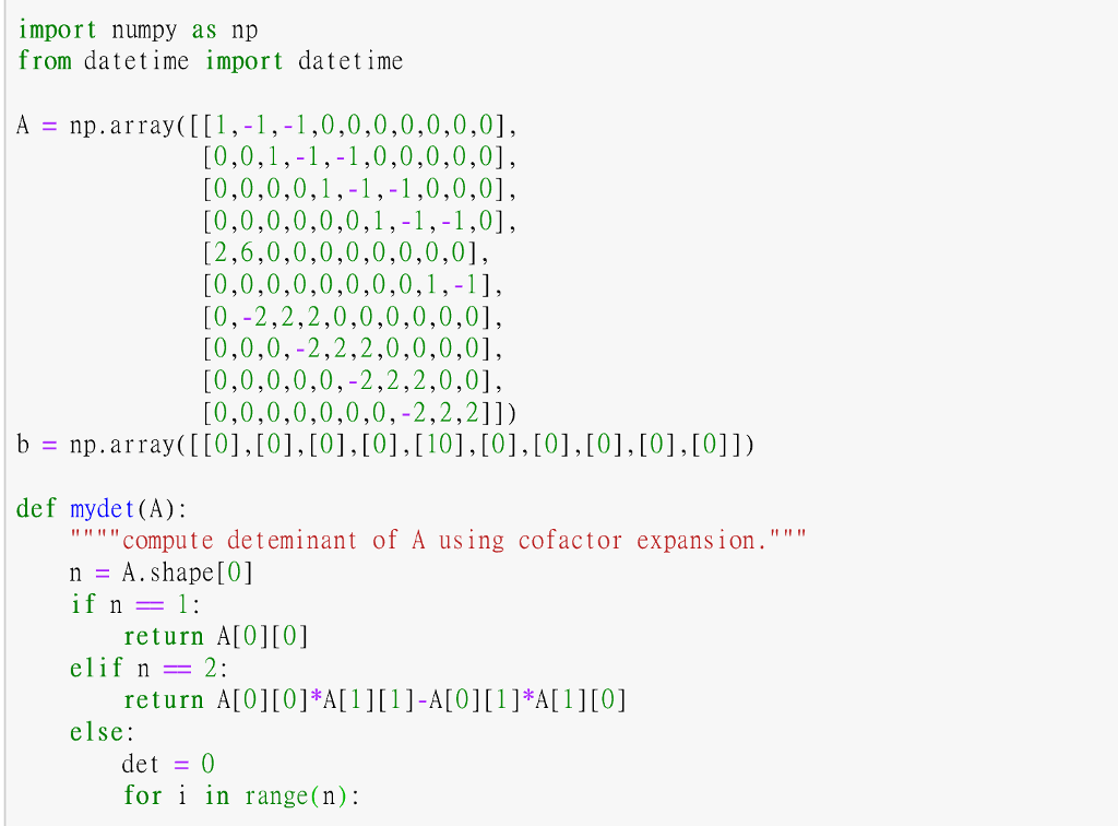 Use python to answer the question by the unfinished | Chegg.com