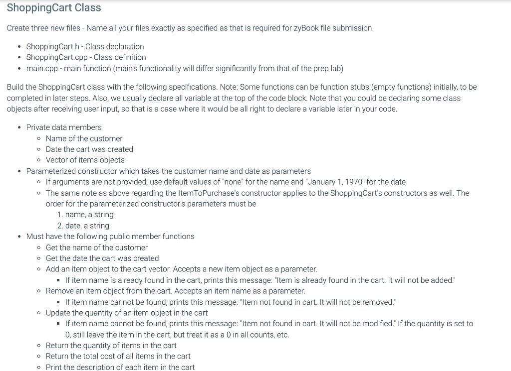Solved Looking to get help with C++ codes for class | Chegg.com