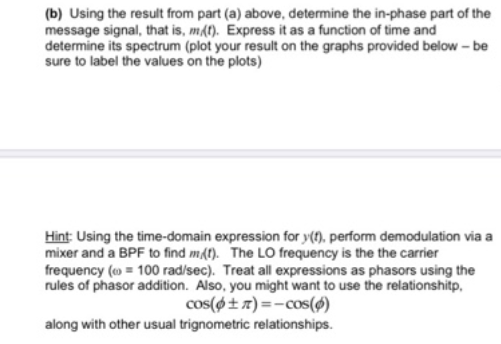 Solved Question 8 Finding Message Signals in QAM (28 points) | Chegg.com
