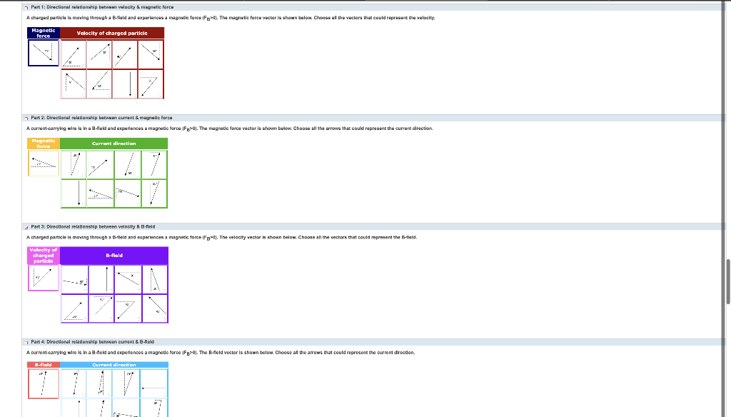 Solved Part 4: Directional relationship butwech eurrent \& | Chegg.com