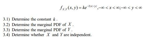 Solved The Joint Probability Density Function Pdf Of Chegg