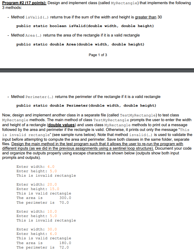Solved Program #2 (17 points): Design and implement class | Chegg.com