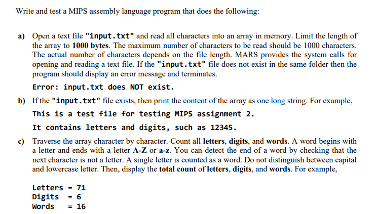 Solved Write and test a MIPS assembly language program that | Chegg.com