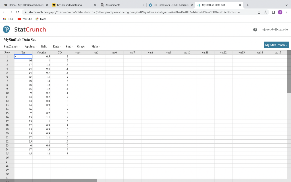 Solved Home - MyCCP Secured Acces X MyLab and Mastering X | Chegg.com