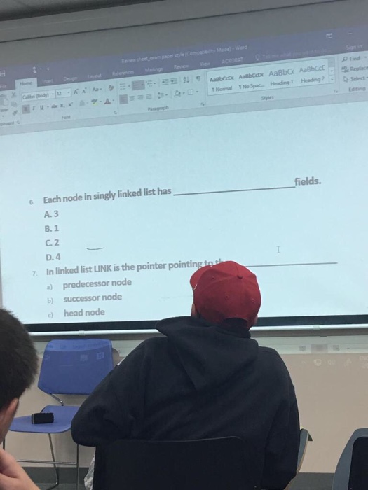Solved refers to a linear collection of data items A. List | Chegg.com