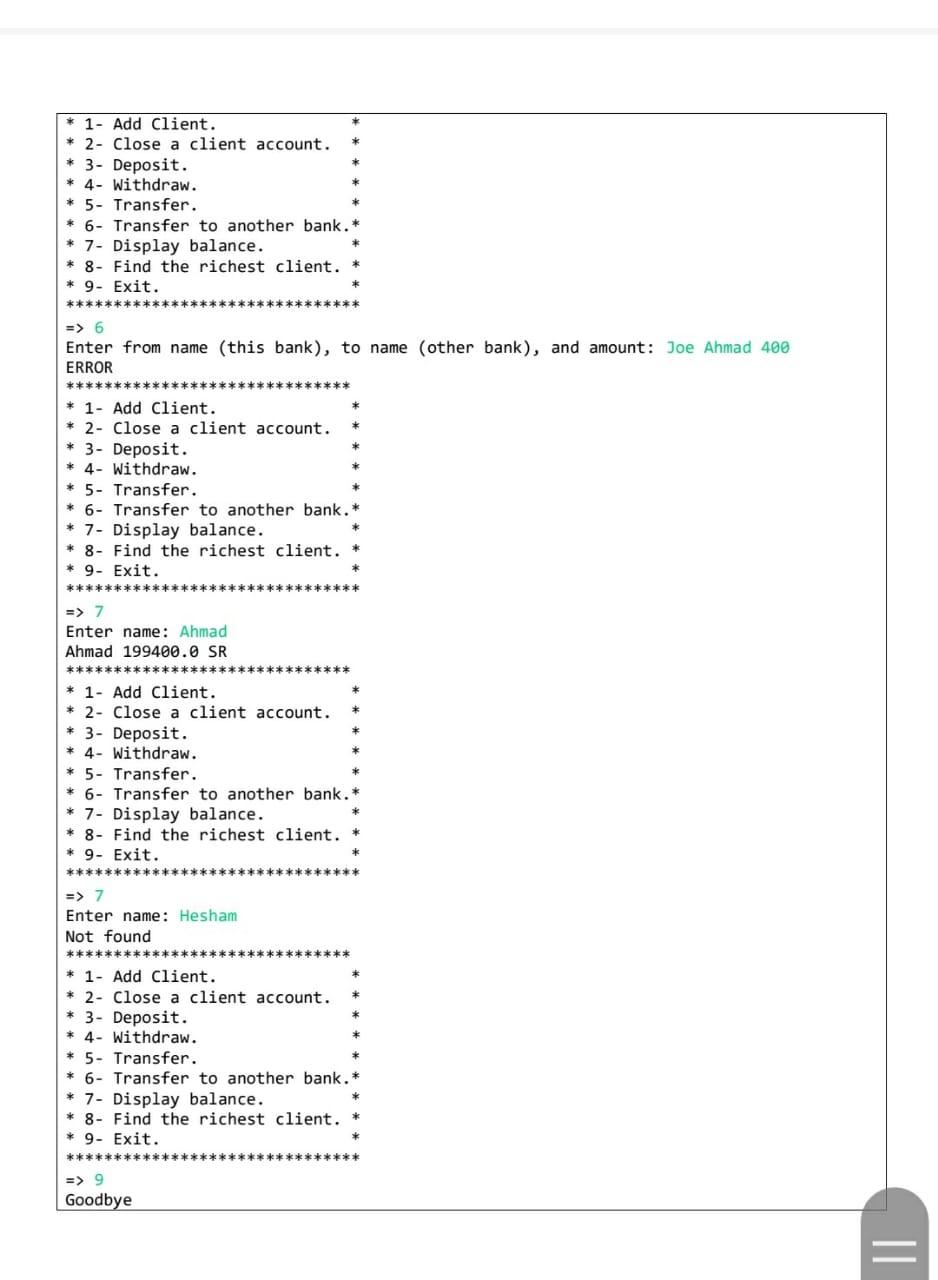7.5 points 0.25 Question 1 (10 points): Bank - names: | Chegg.com