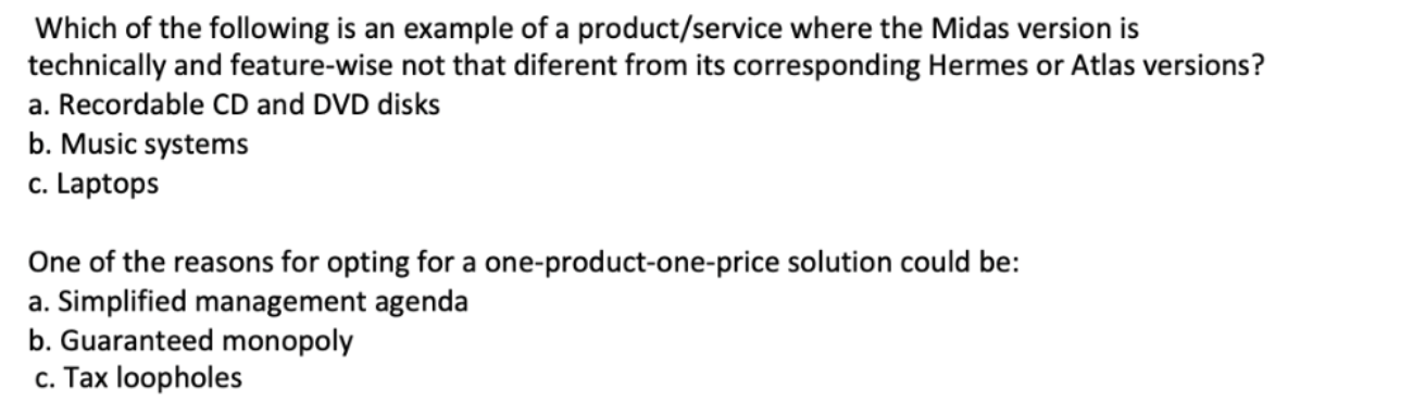 Solved Which of the following is an example of a | Chegg.com