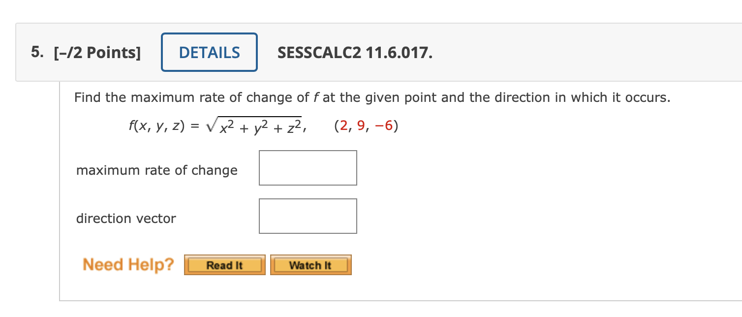 Solved Find the maximum rate of change of f at the given | Chegg.com