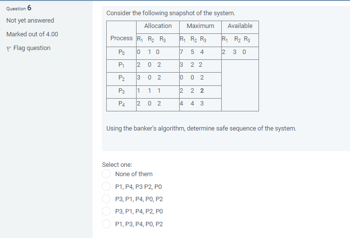 Solved Question 5 Consider two concurrent processes as given | Chegg.com