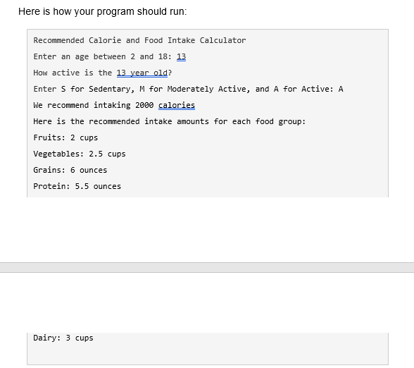 Solved Write a python program that asks a user to enter an | Chegg.com