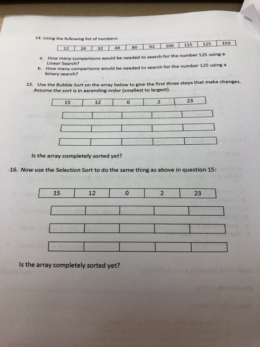 Solved 14. Using the following list of numbers: 26 3248 8092 | Chegg.com