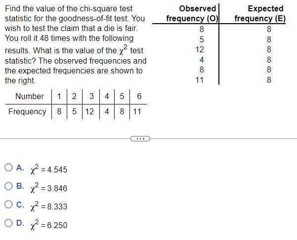 Solved Find the value of the chi-square test statistic for | Chegg.com