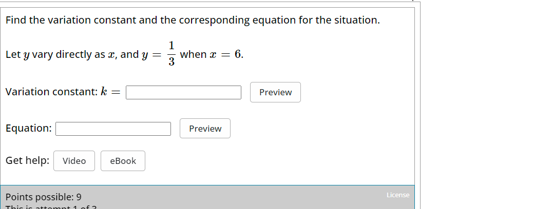 Solved Find The Variation Constant And The Corresponding