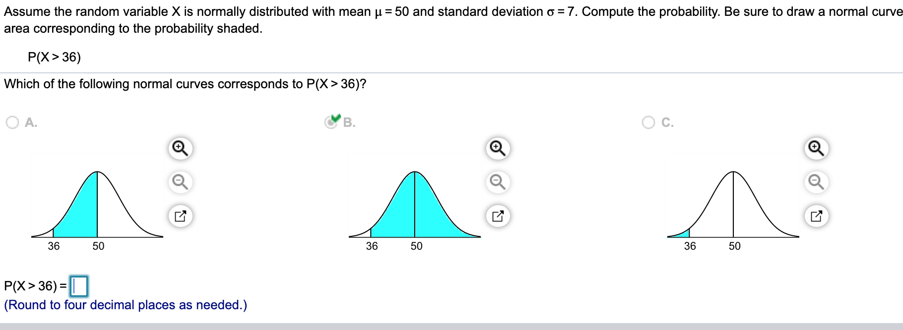 Solved Assume the random variable X is normally distributed | Chegg.com
