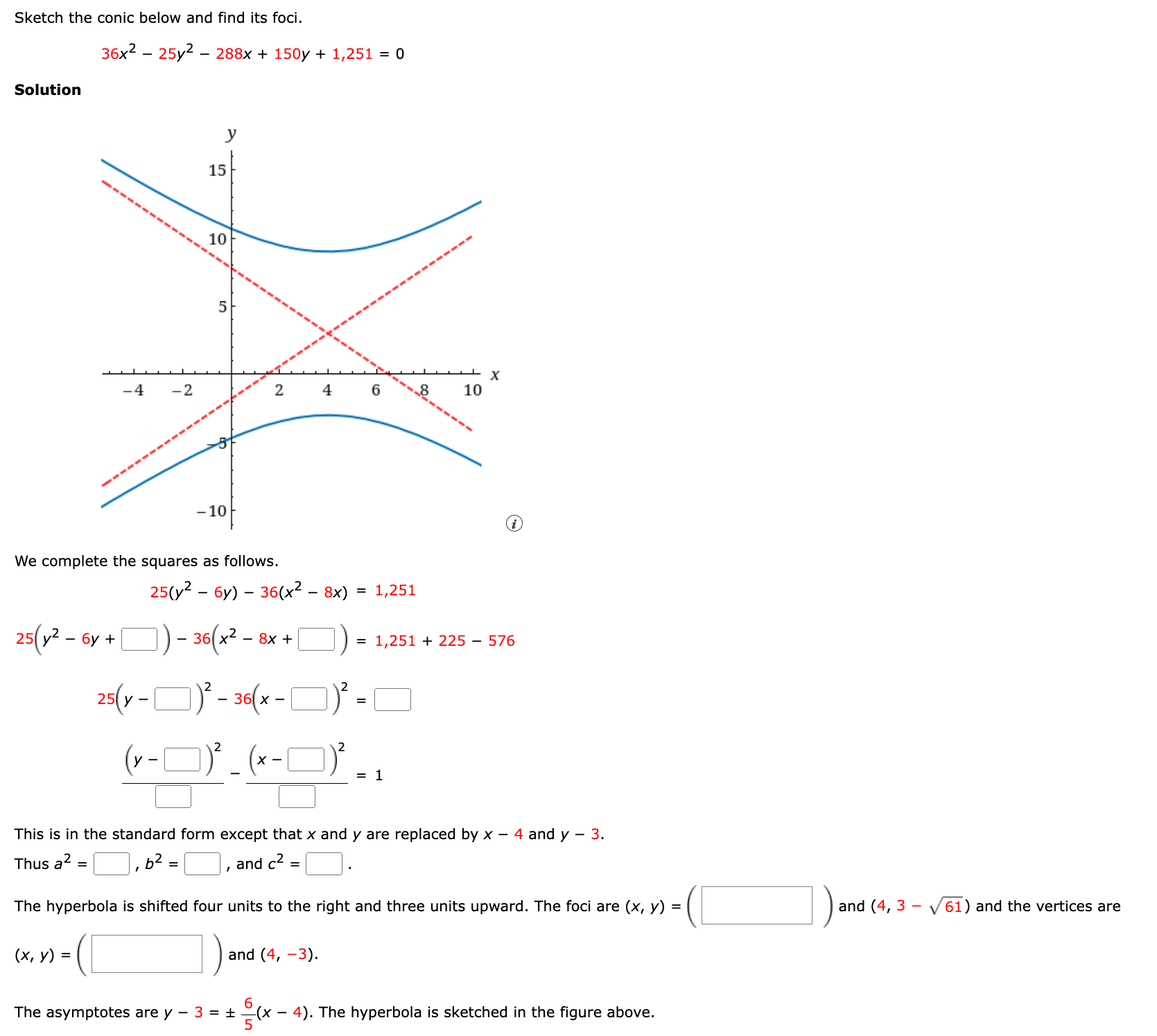 Solved Sketch the conic below and find its foci. | Chegg.com