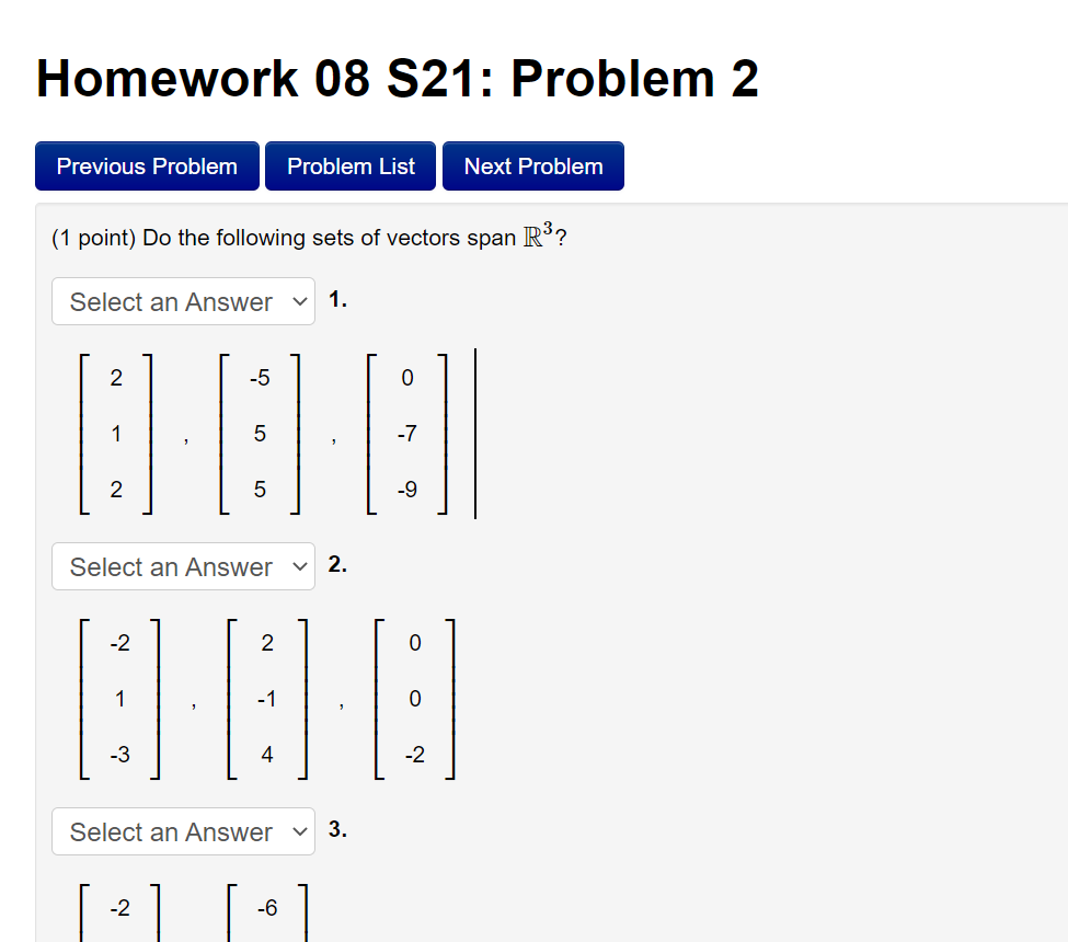 Solved Homework 08 S21: Problem 2 Previous Problem Problem | Chegg.com