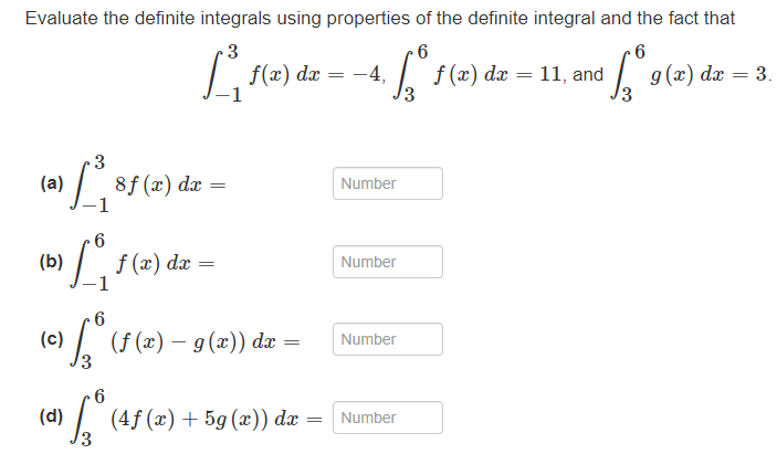 Solved Evaluate the definite integrals using properties of | Chegg.com