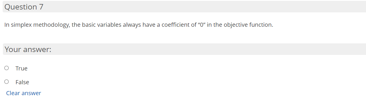 Solved In Simplex Methodology The Basic Variables Always