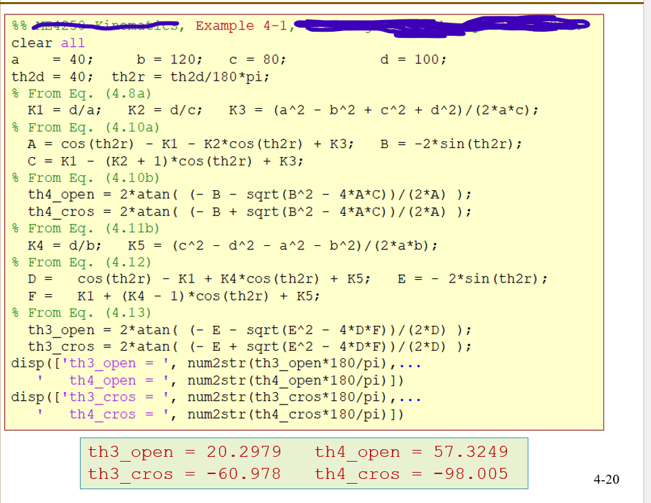 Solved below is example from the lecture , I need the | Chegg.com