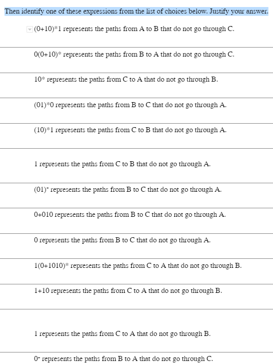 Solved When we convert an automaton to a regular expression, | Chegg.com