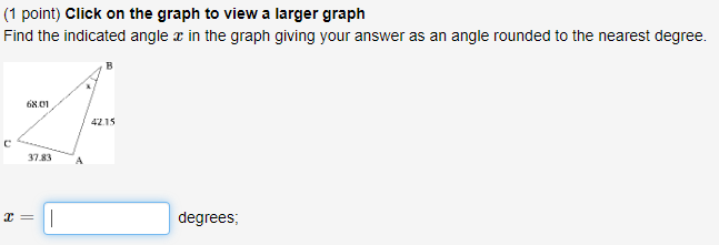 Solved (1 point) Click on the graph to view a larger graph | Chegg.com