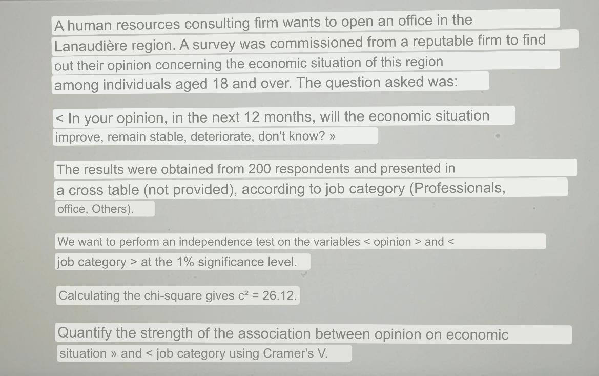 Solved A human resources consulting firm wants to open an | Chegg.com
