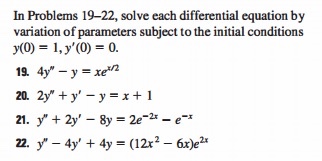 Solved In Problems 19-22, solve each differential equation | Chegg.com
