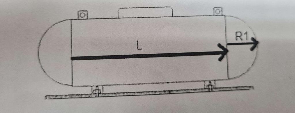Solved A tank, like the one shown in the figure, made of | Chegg.com