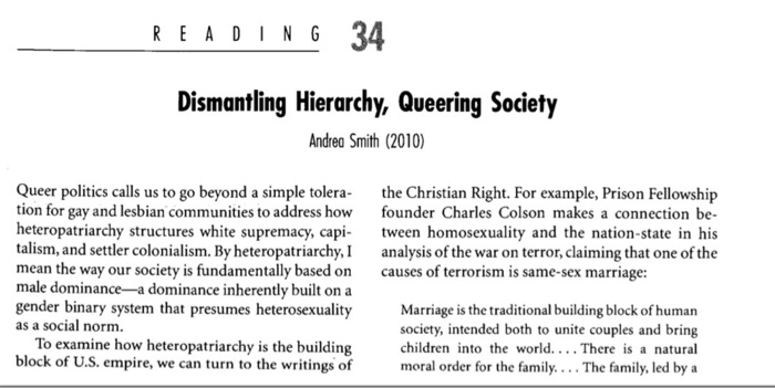 Explain in your own words what Smith means when she | Chegg.com