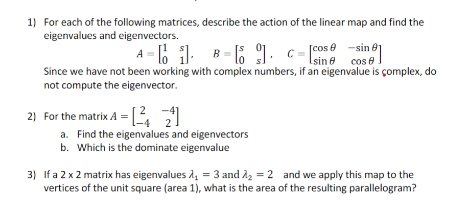 Solved Need help with 1, 2, and 3. Please explain and show | Chegg.com