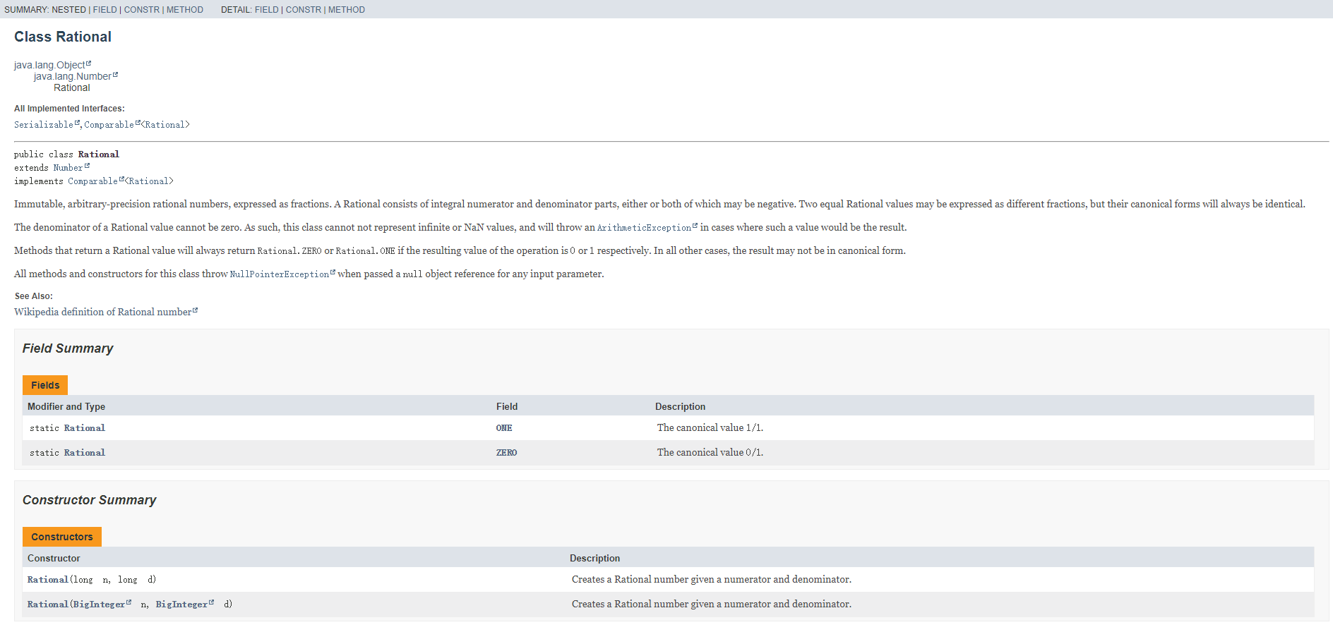 Java Program Create The Java Class Rational As 8575