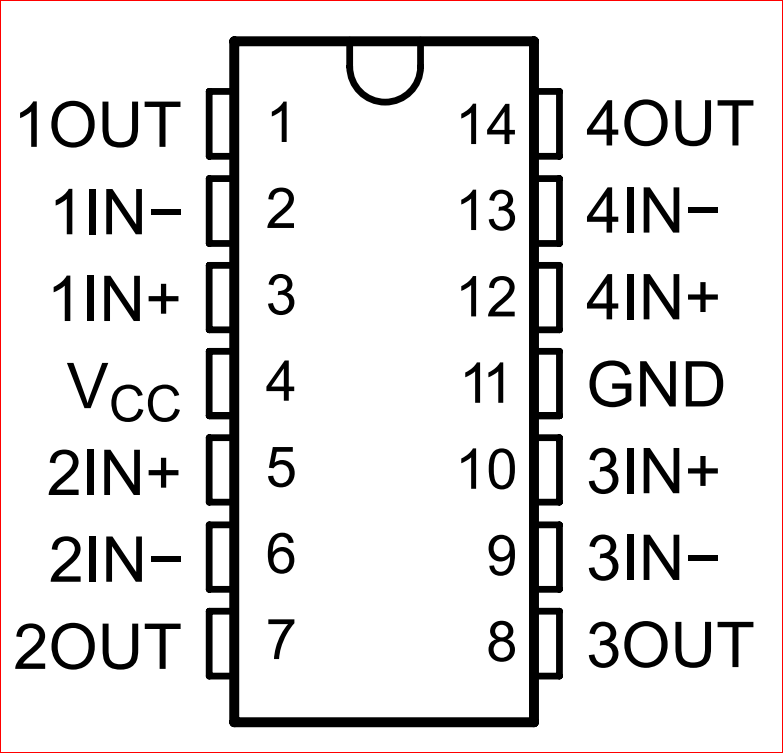 Using the schematic of the LM324 OP-AMP draw | Chegg.com