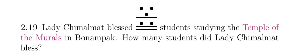 2.19 ﻿Lady Chimalmat blessedstudents studying the | Chegg.com