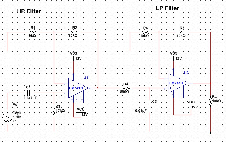 Solved LP Filter HP Filter | Chegg.com