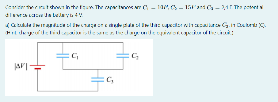 Solved Consider the circuit shown in the figure. The | Chegg.com